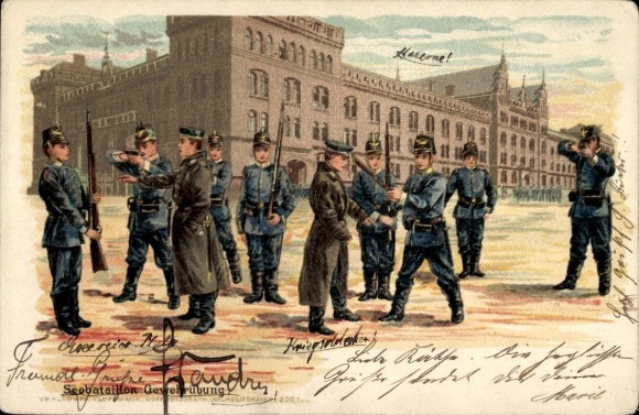 Litho Deutsche Seeleute.. | Ansichtskarten günstig