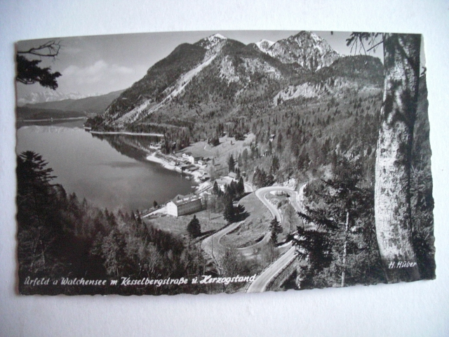 Alte AK Urfeld am Walchensee Kesselbergstraße [aL572] Nr. [aL572 ...