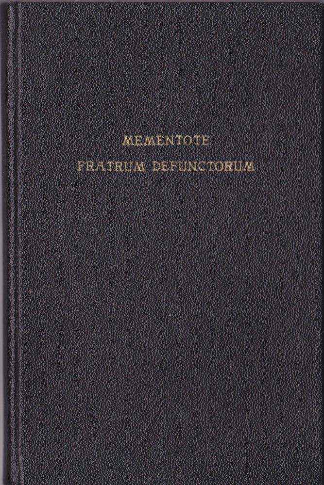 Schandri, Michael: Mementote Fratrum Defunctorum, Totenkalender der ...