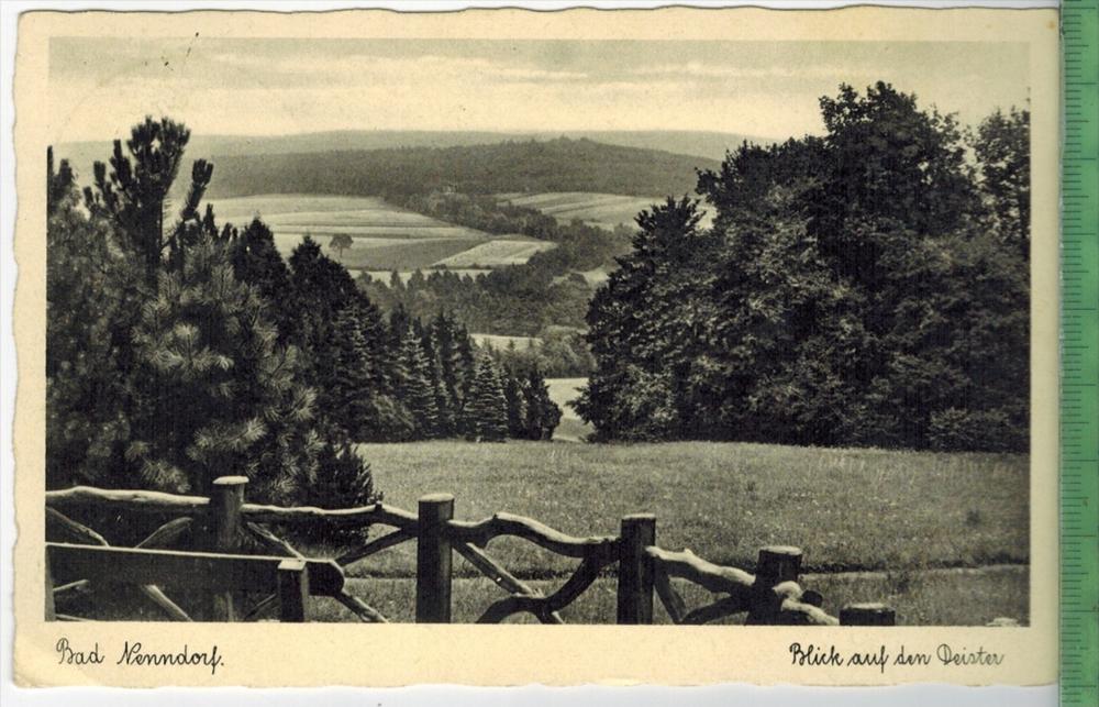 Bad Nenndorf 1937, Verlag: Helene Rabe, Bad Nenndorf, Postkarte mit ...