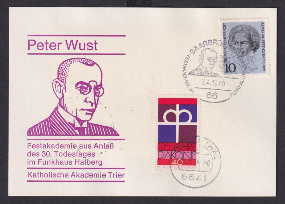 Bund Sonderkarte Peter Wust Festakademie... | oldhting.de