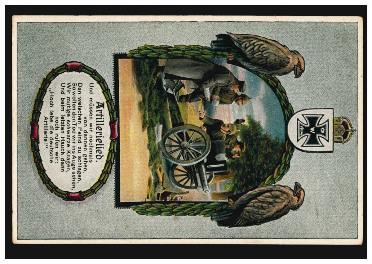 AK Krieg 1914/18 Artillerielied.. | Ansichtskarten günstig