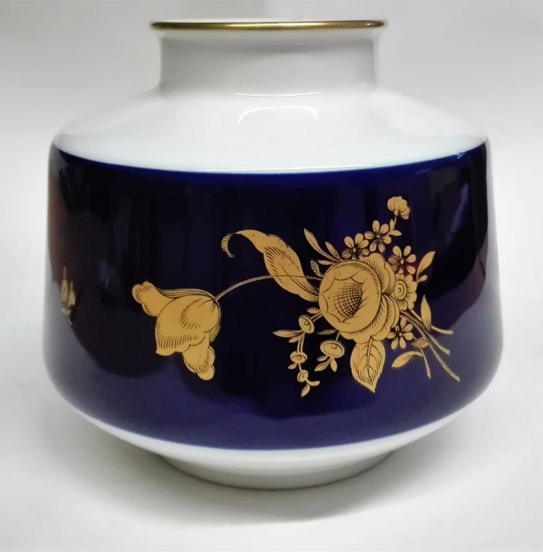 Heinrich - echt Kobalt- Vase | Kunst & Antiquitäten günstig