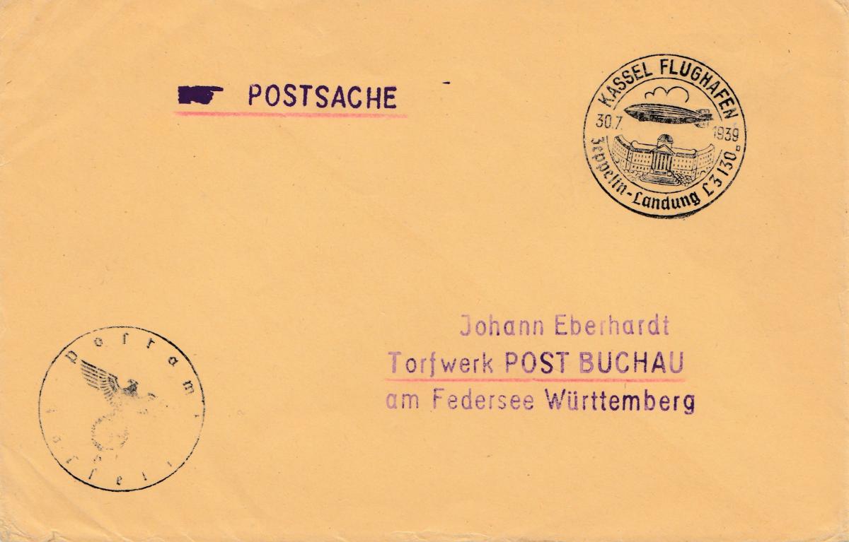 Brief 1939 aus Kassel: Sonderstempel.. | Briefmarken günstig