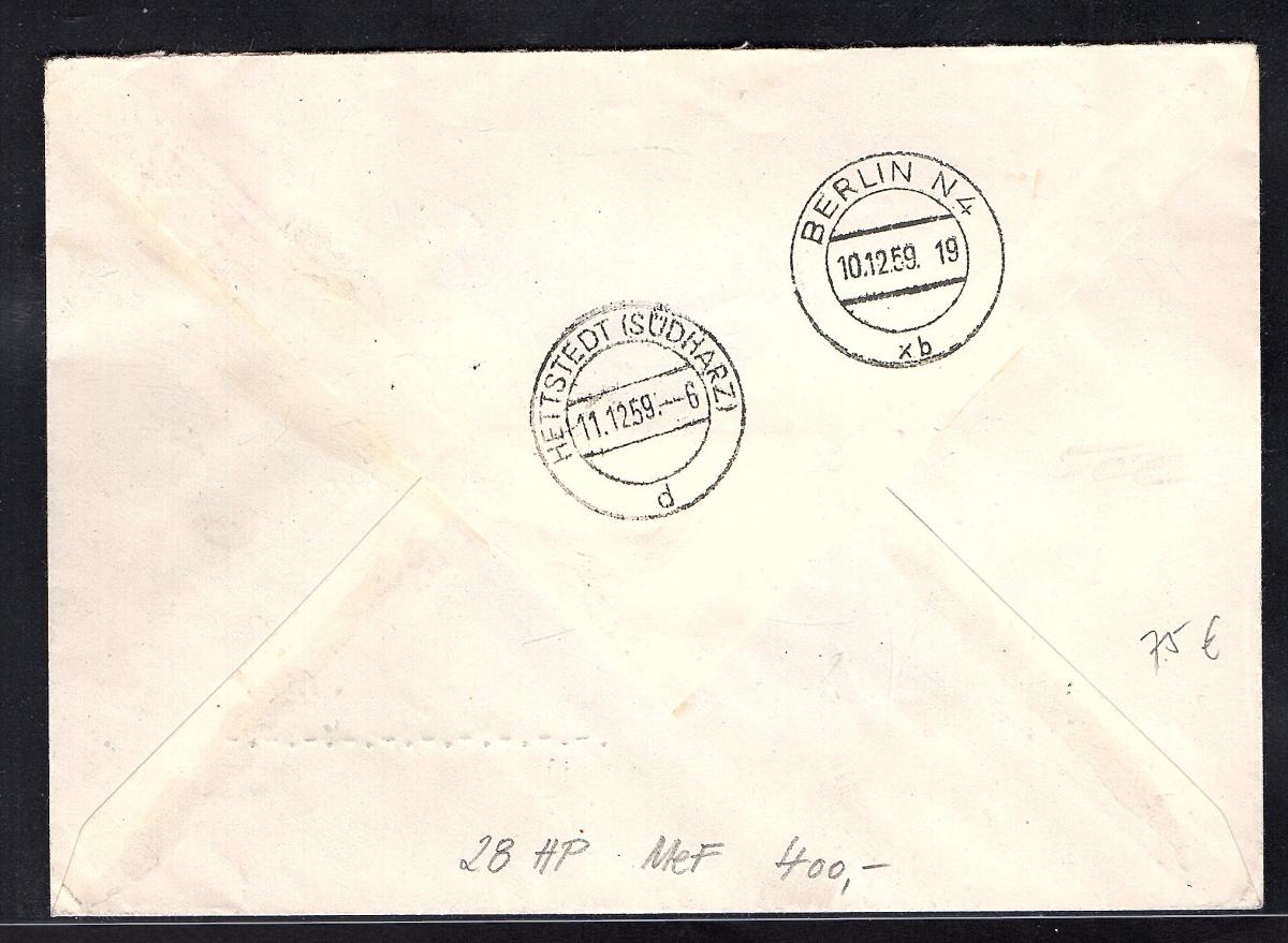 DDR. ZKD-Brief mit MeF. Mi.-Nr. 28 HP | oldhting.de DDR. ZKD-Brief mit MeF. Mi.-Nr. 28 HP | oldhting.de