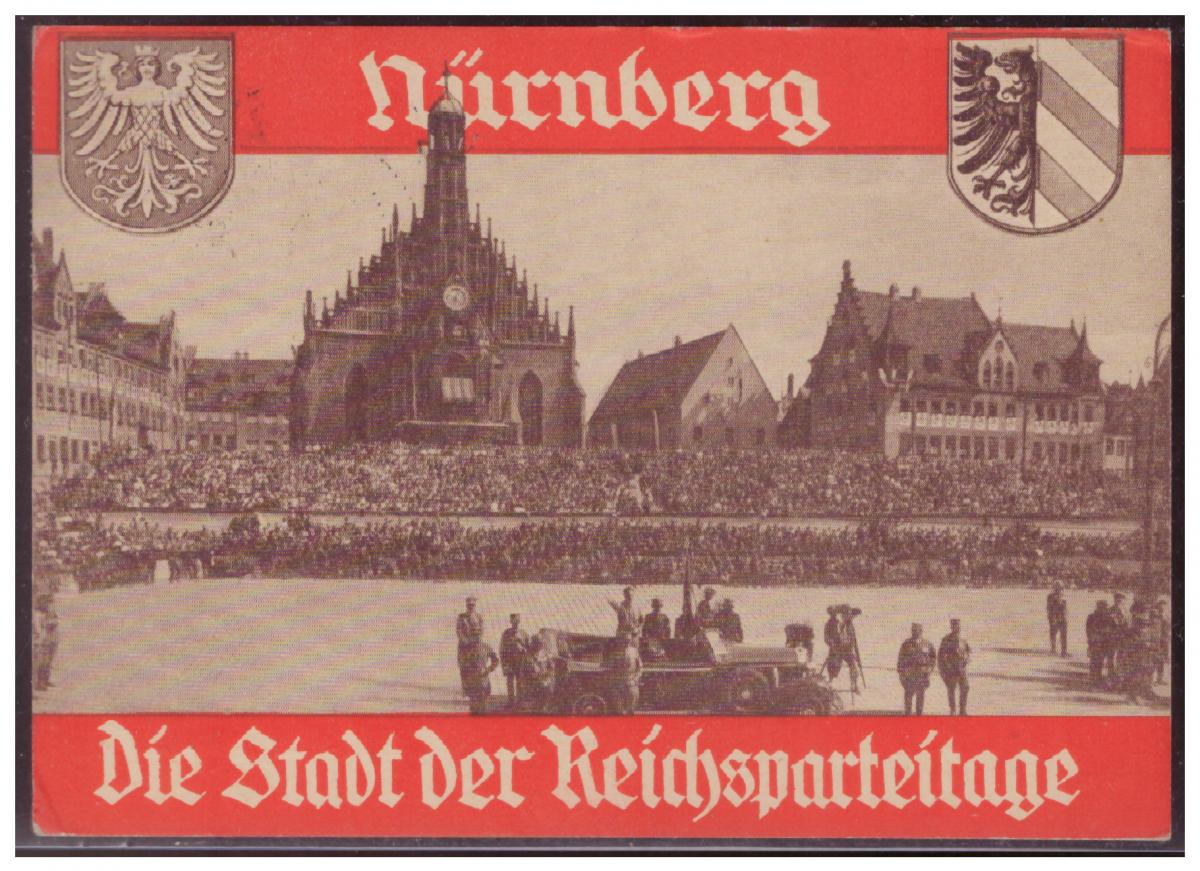 [Propagandapostkarte] Propagandakarte, Nürnberg, Die Stadt der ...