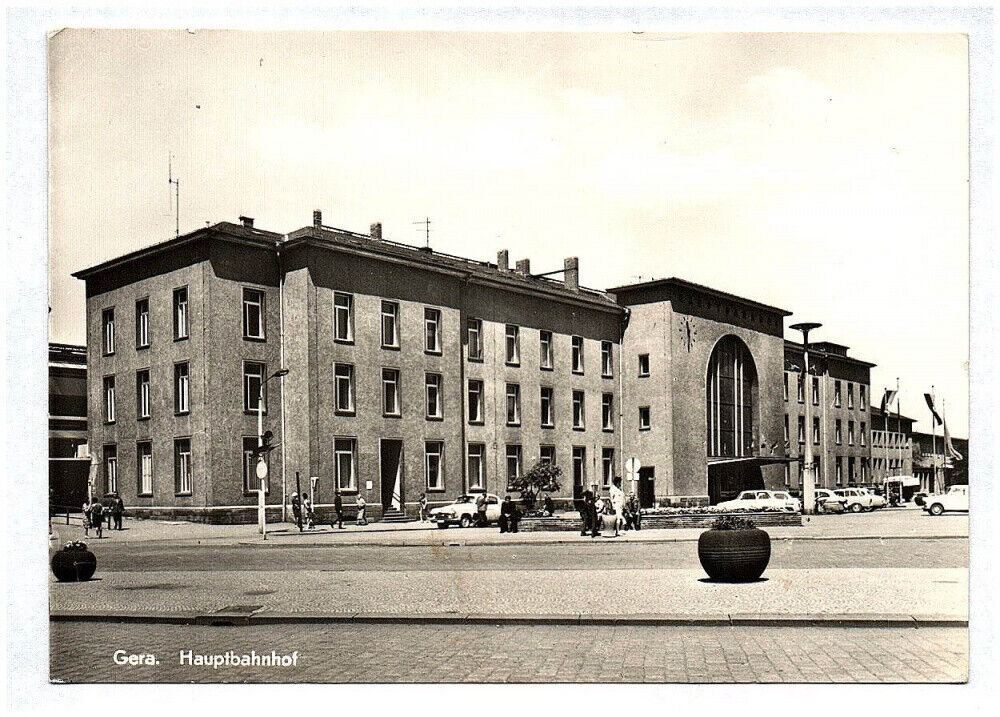 Ak Gera Hauptbahnhof DDR Thüringen Foto Nr. 185787278377 - oldthing ...