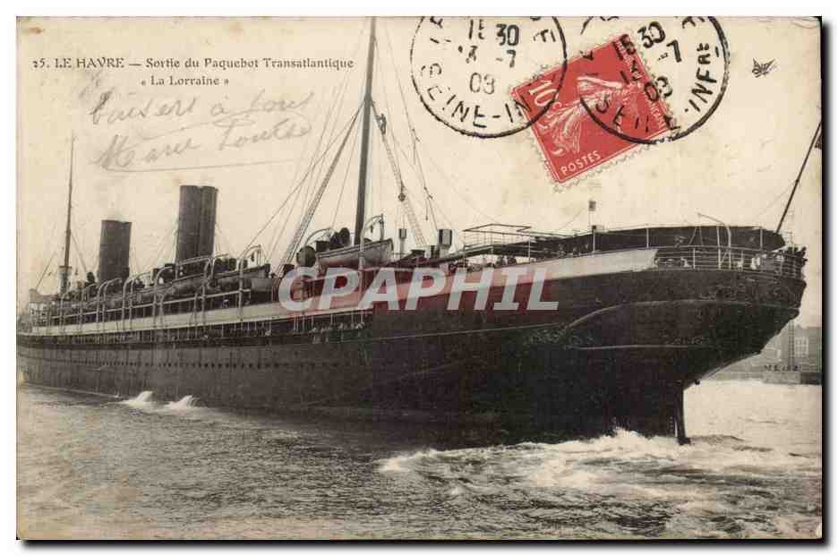 Cartes postales Bateau SS Le Havre.. | Ansichtskarten günstig