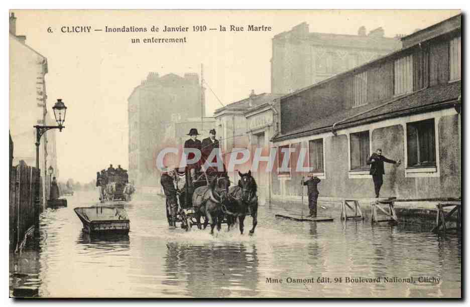 Clichy Cartes postales Inondations.. | Ansichtskarten günstig
