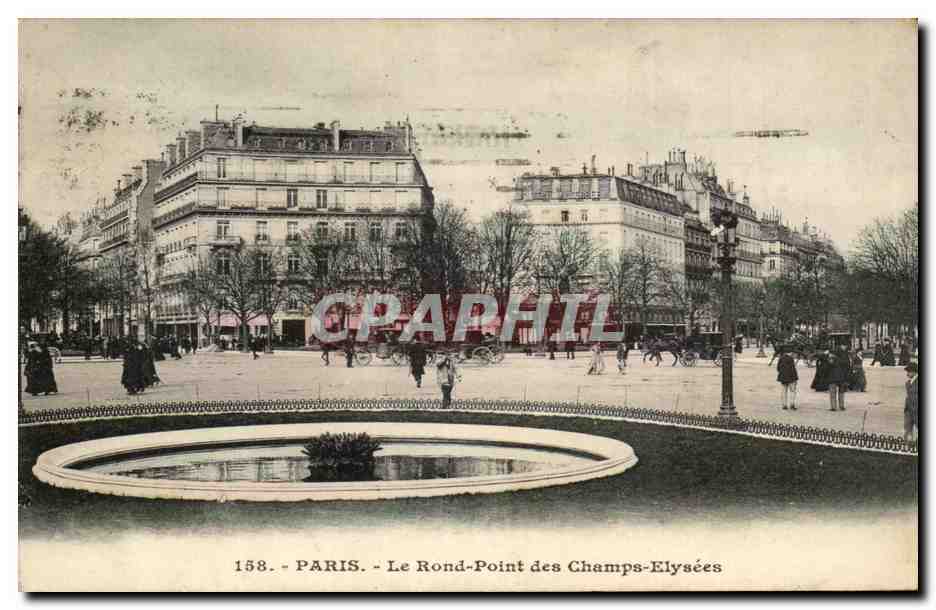 Paris - 8 - Le Rond Point des Champs Elysees - Cartes postales Nr ...