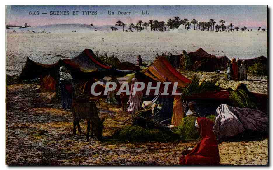 Cartes postales Maroc Scenes Et Types Un Douar Nr. ISK55 - oldthing ...