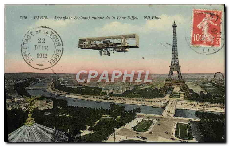 Cartes postales Avion Aviation Paris.. | Ansichtskarten günstig