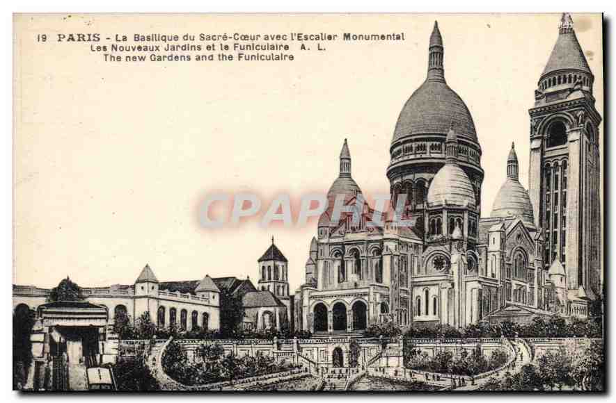 Cartes postales Paris la Basilique.. | Ansichtskarten günstig