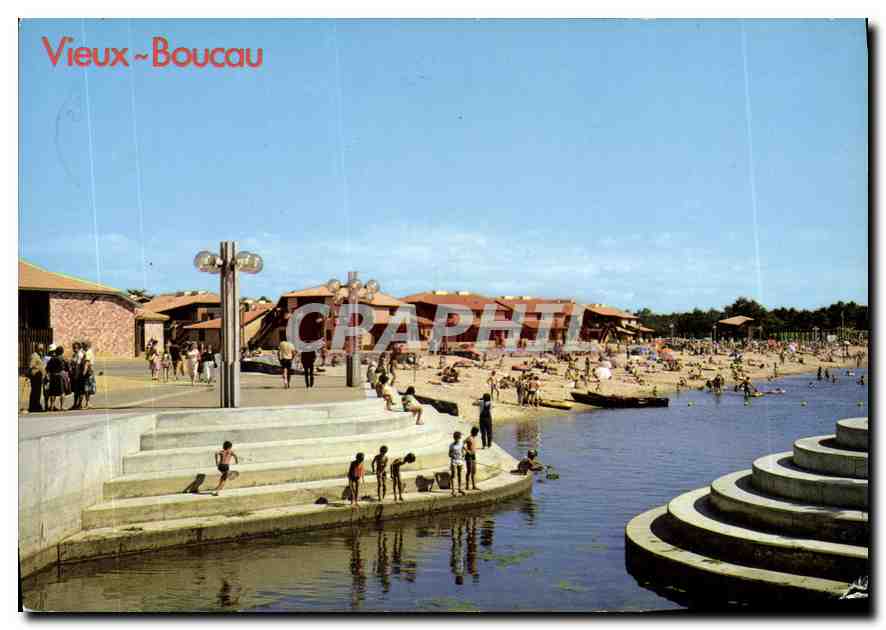 Cartes postales moderne Vieux Boucau Port dl'Albret le Mail et la Plage ...