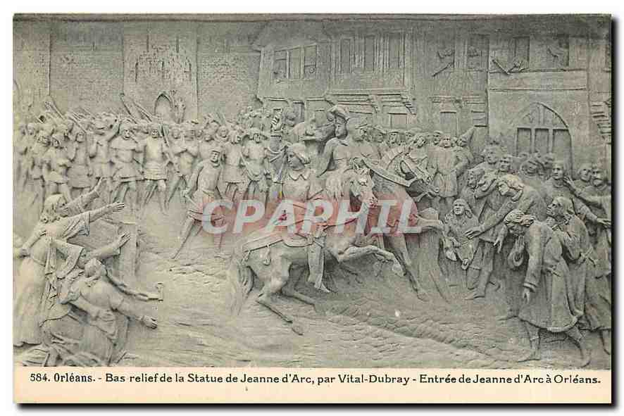 Cartes postales Orleans Bas relief.. | Ansichtskarten günstig