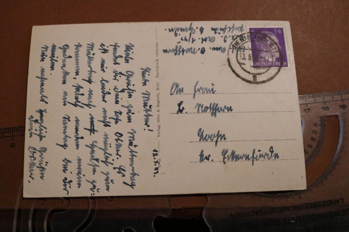 tolle alte Karte - R.A.D. Lager Carl-Hans Lody Pahlhude über Heide (4 ...