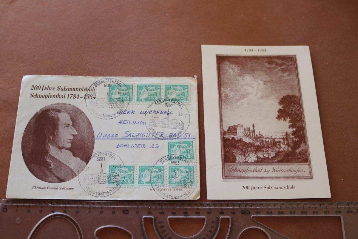 toller alter Umschlag mit Karte 200.. | Briefmarken günstig