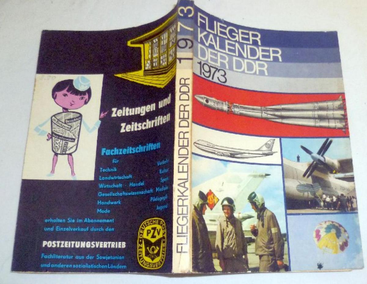 Fliegerkalender der DDR 1973 Nr. 1324999123 - oldthing: Varia: Kalender ...