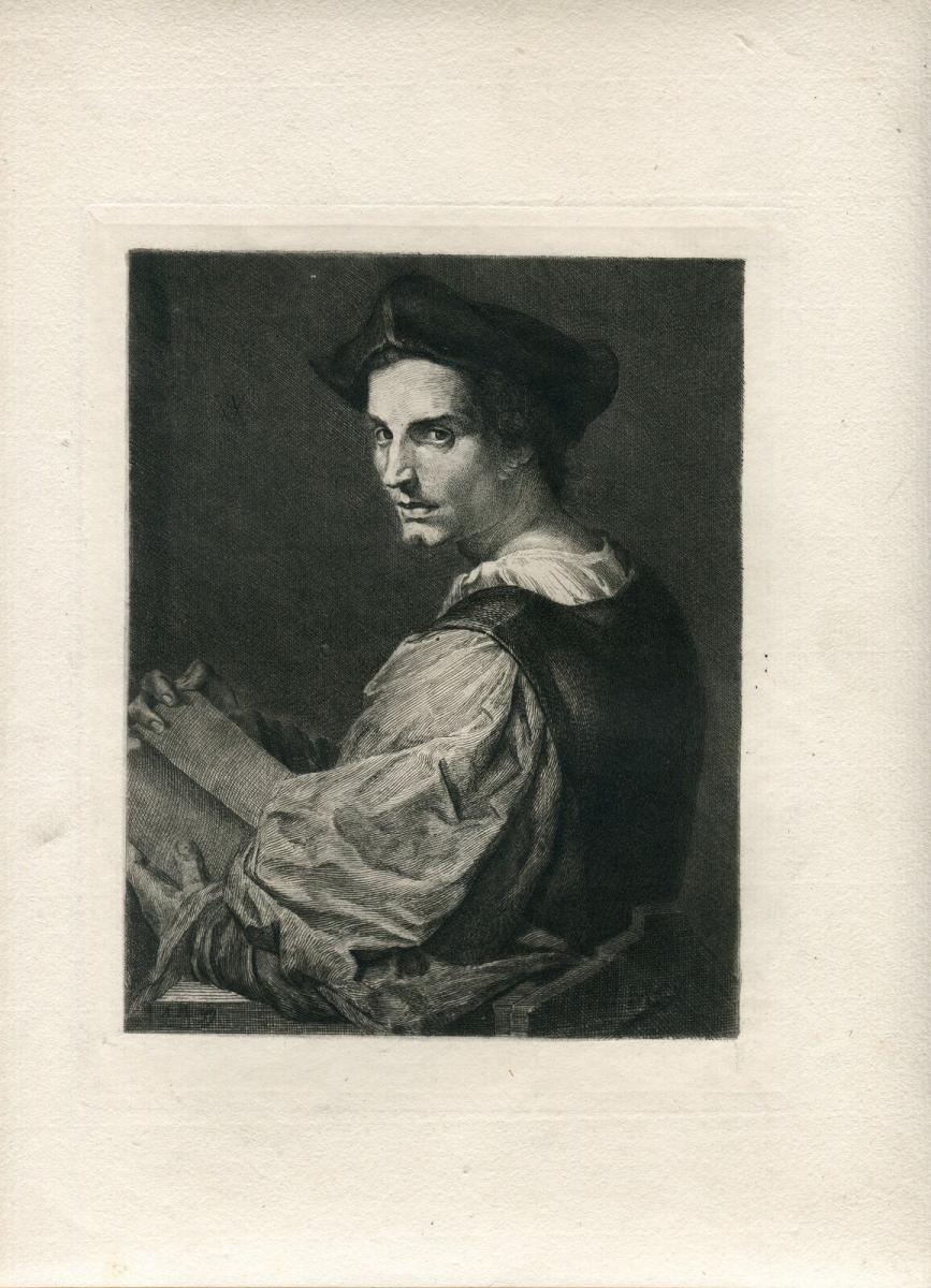 Selbstportrait De Andrea Von Sarto Heliograbado Bei Amand Nr ...