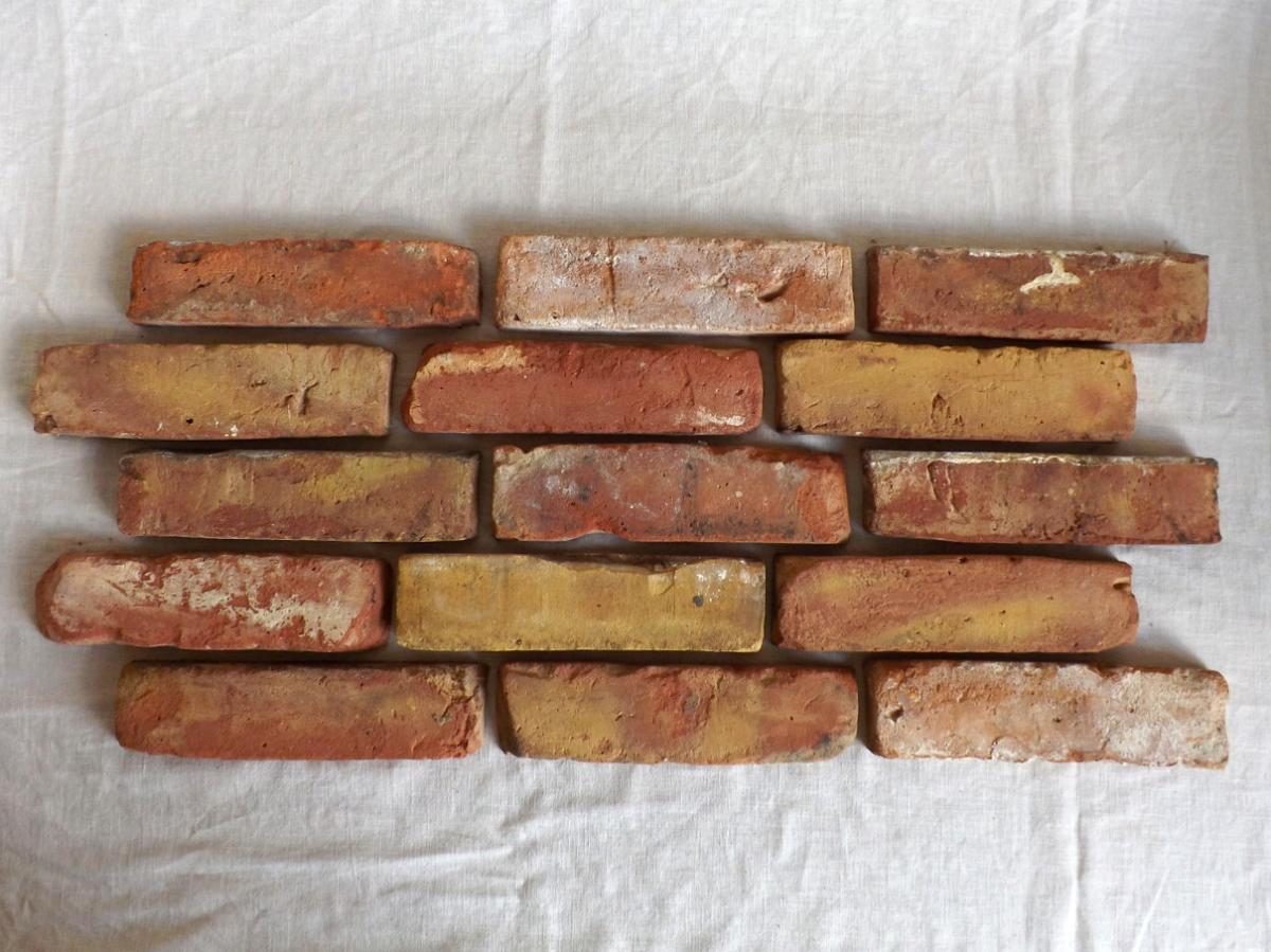 neue MwSt. rot bunte Ziegel Verblendsteine Klinkerriemchen original ...