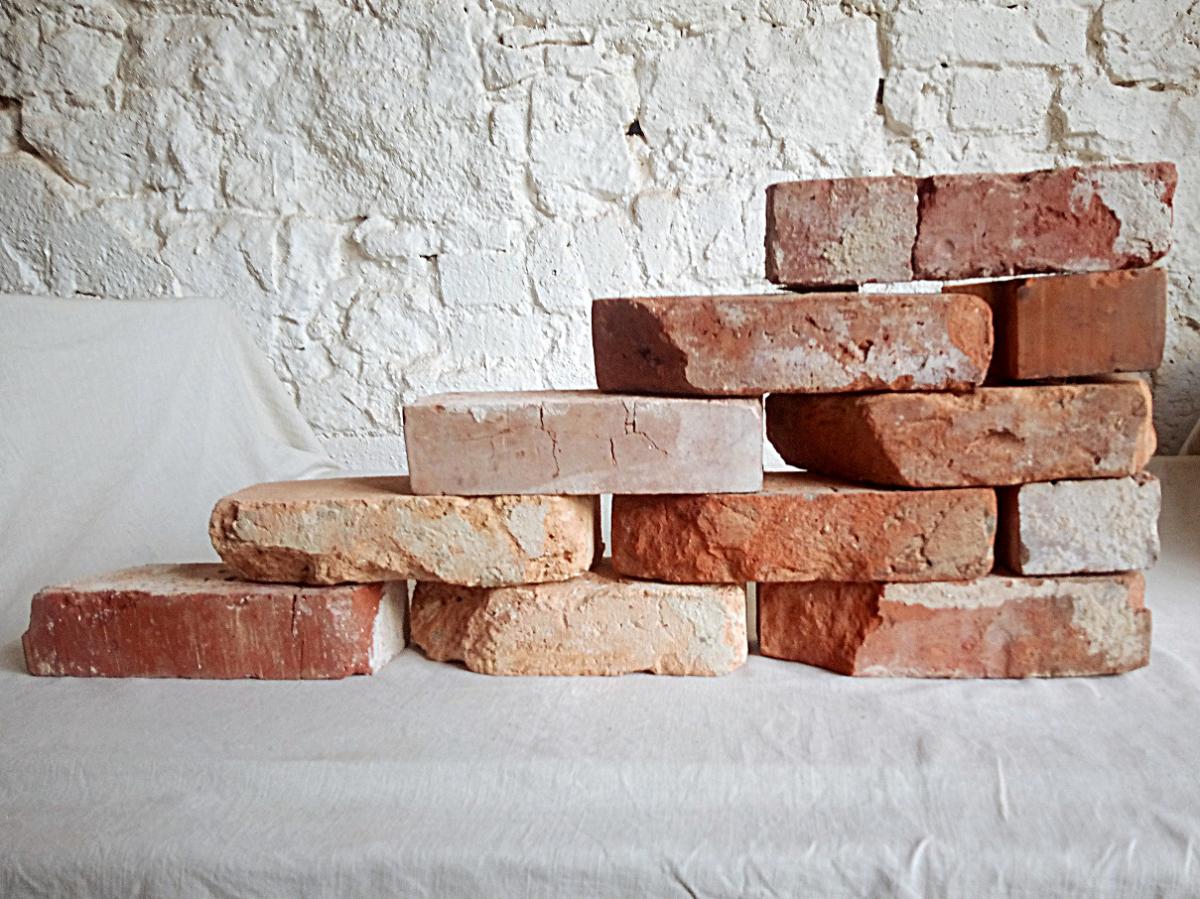Antik Riemchen Klinker Ziegel echter Back Stein Mauer Wand Used Look ...