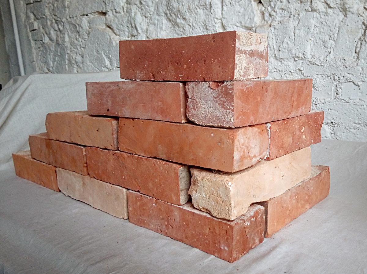 Rot Naturstein Optik Verblender Klinker Ziegel Riemchen Bricks ...