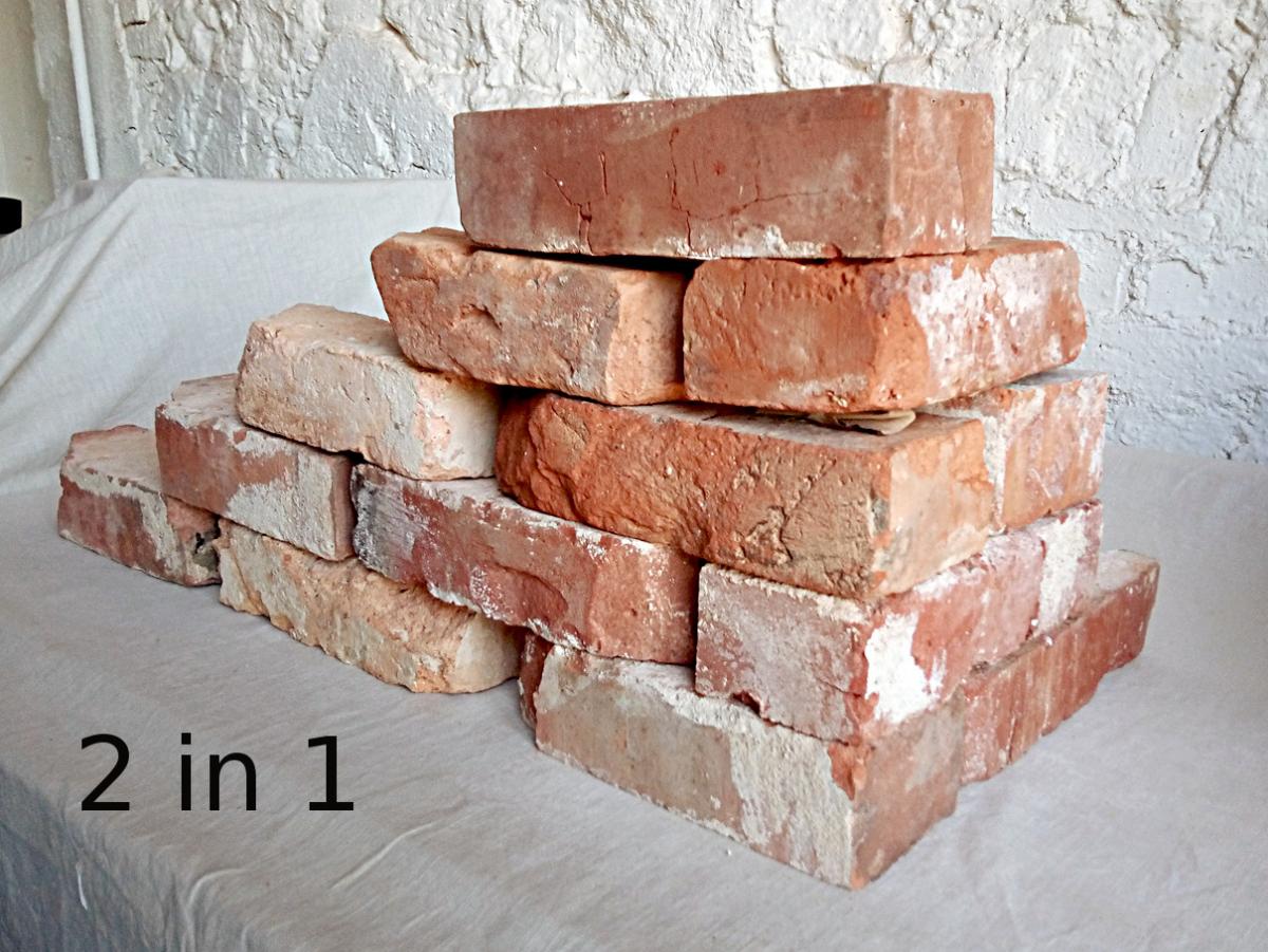 Rot Naturstein Optik Verblender Klinker Ziegel Riemchen Bricks ...