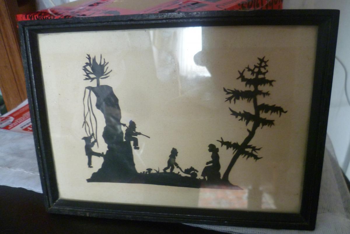 Art Deko Scherenschnitt in der Art der Lotte Gützlaff Schneewittchen ...