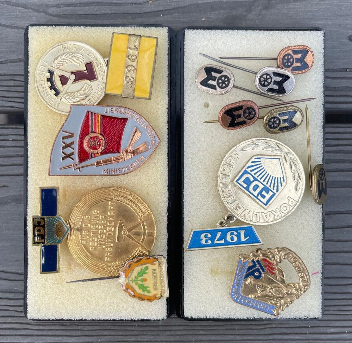 m039 Posten Orden Medaillen DDR Jagd FDJ JP MfS Nr. 304582954623 - oldthing: DDR