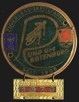 Plakette Rotenburg 1979 | Verkehr günstig