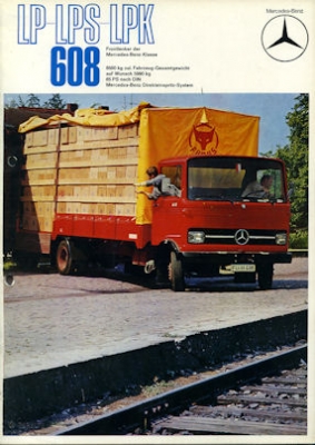 Mercedes-Benz LP LPS 1620 Prospekt 1964 Nr. MB Lkw6427 - oldthing: LKW