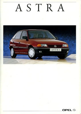 Opel Astra Prospekt 5.1992 Nr. Opel9220f - oldthing: PKW – deutsche Firmen