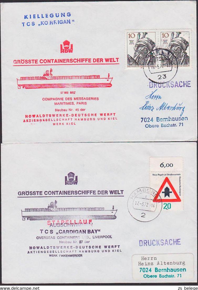 Größte Containerschiff der Welt TCS "KORRIGAN" Kiellegung und ...