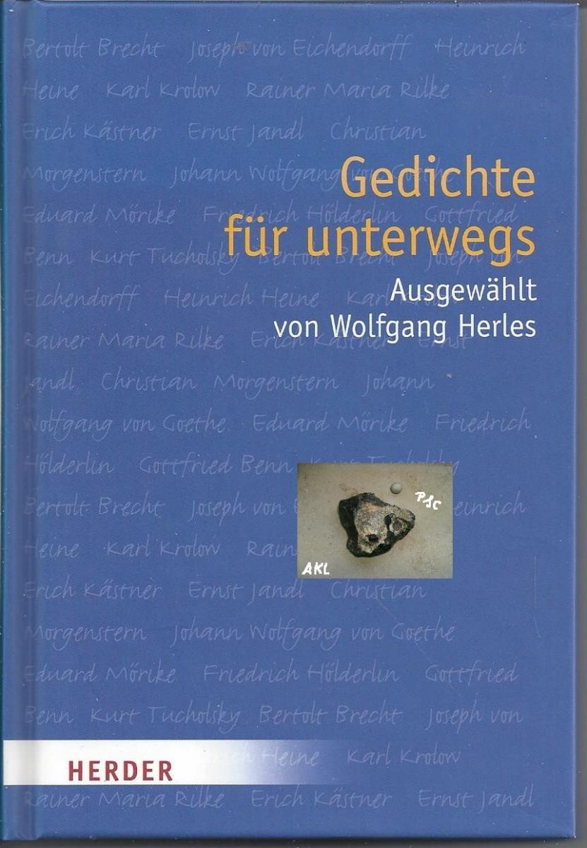 Wolfgang Herles: Gedichte für unterwegs. Nr. 101049 - oldthing ...
