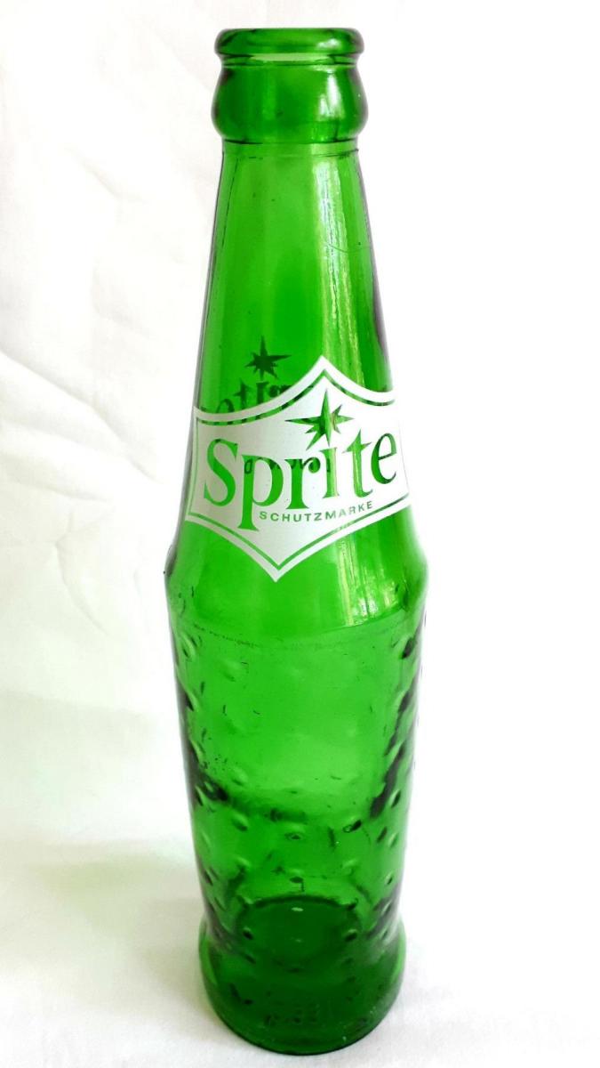 Alte Sprite Flasche 1968 Nr. 0103508425 - oldthing: Flaschen