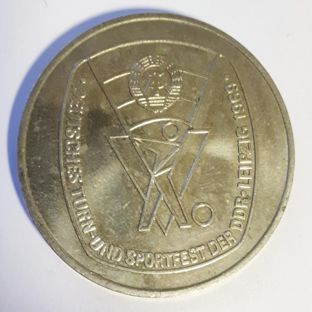 DDR Medaille DTSB Deutsches Turn-und Sportfest der DDR - Leipzig 1969 ...