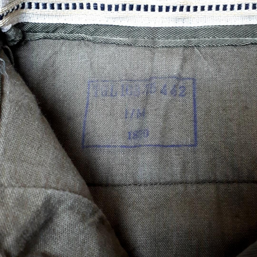 Original DDR NVA Uniformhose weiße Biese Nr. 0109036120 - oldthing: DDR