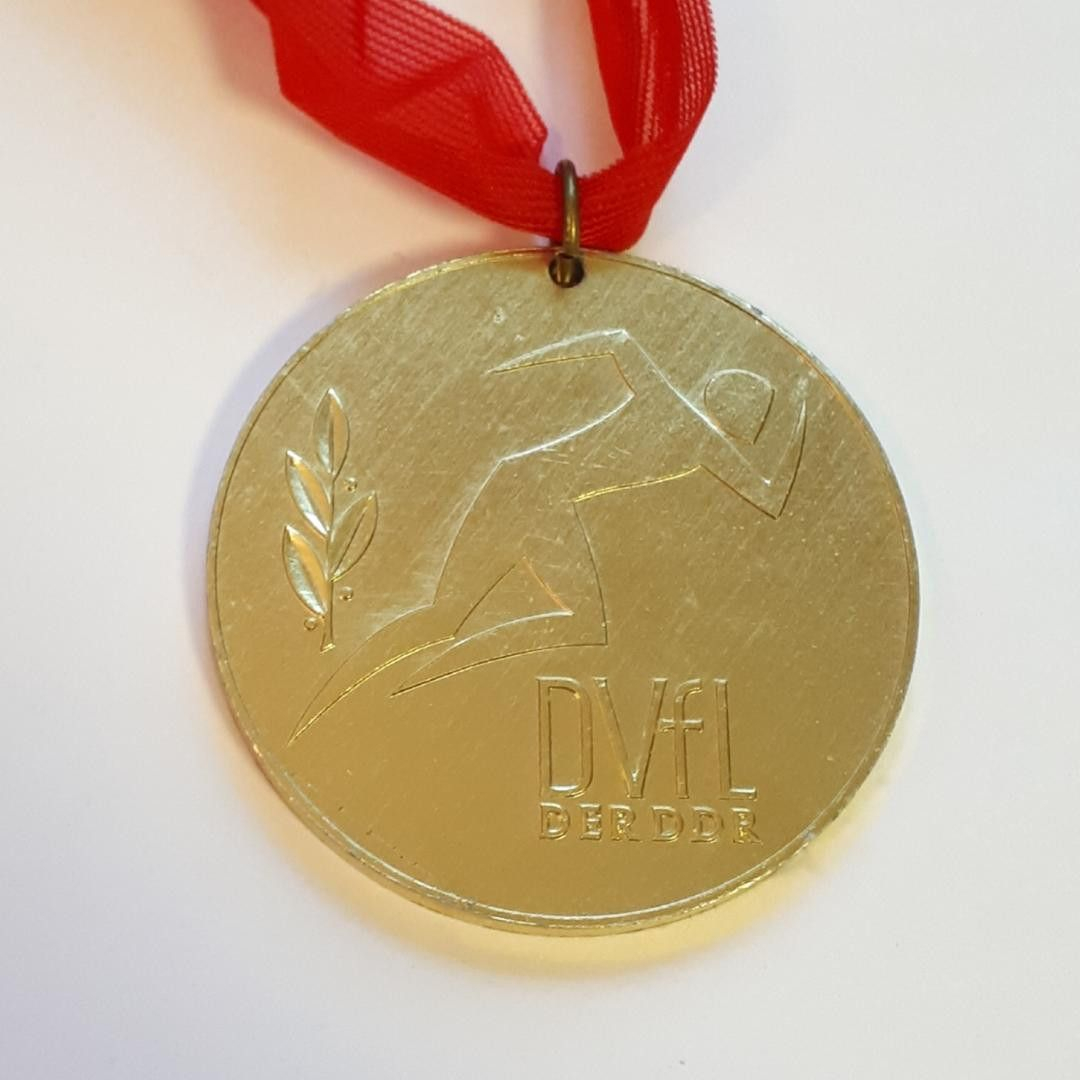 DDR Medaille DVfL Kleine Meisterschaften 1980 Gold Nr. 0112564876-gold ...