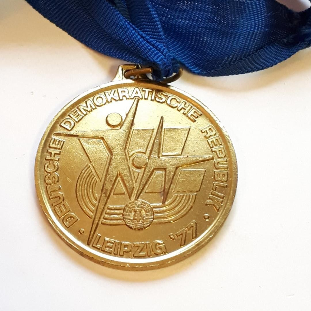 DDR Medaille Kinder und Jugendspartakiade der DDR Leipzig 1977 Nr ...