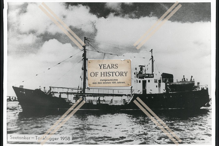 Foto VEB Elbe-Werft Boizenburg Seetanker Gastanker LPG-Tanker Tanklager ...