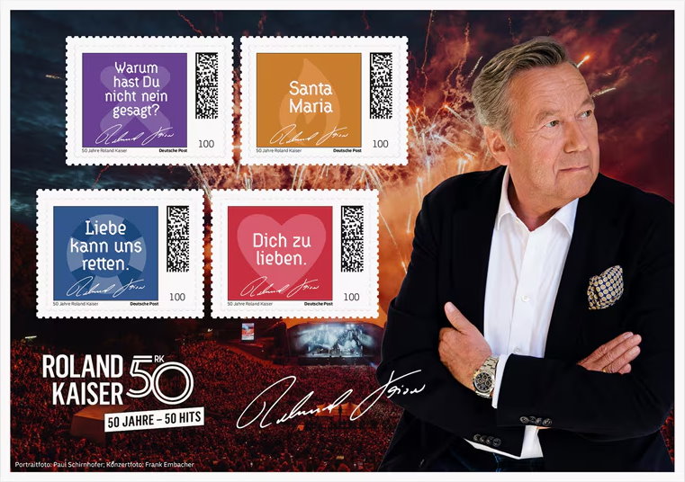 DEUTSCHE POST 2024 ** BL DIN A5 Roland.. | Briefmarken günstig