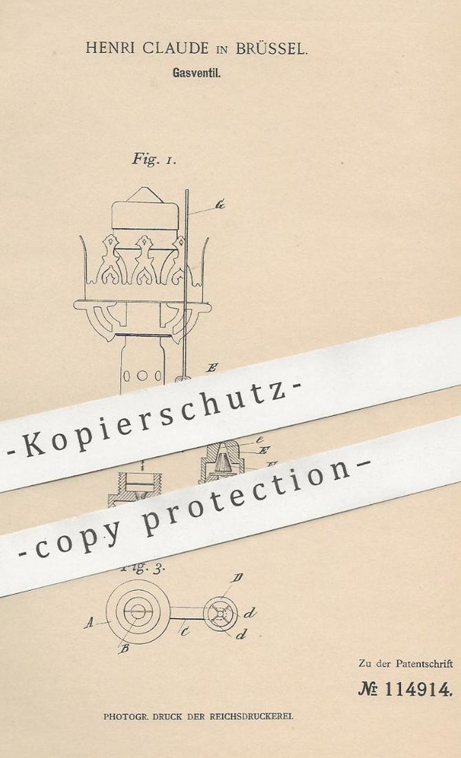 original Patent Henri Claude.. | Sammeln & Seltenes günstig