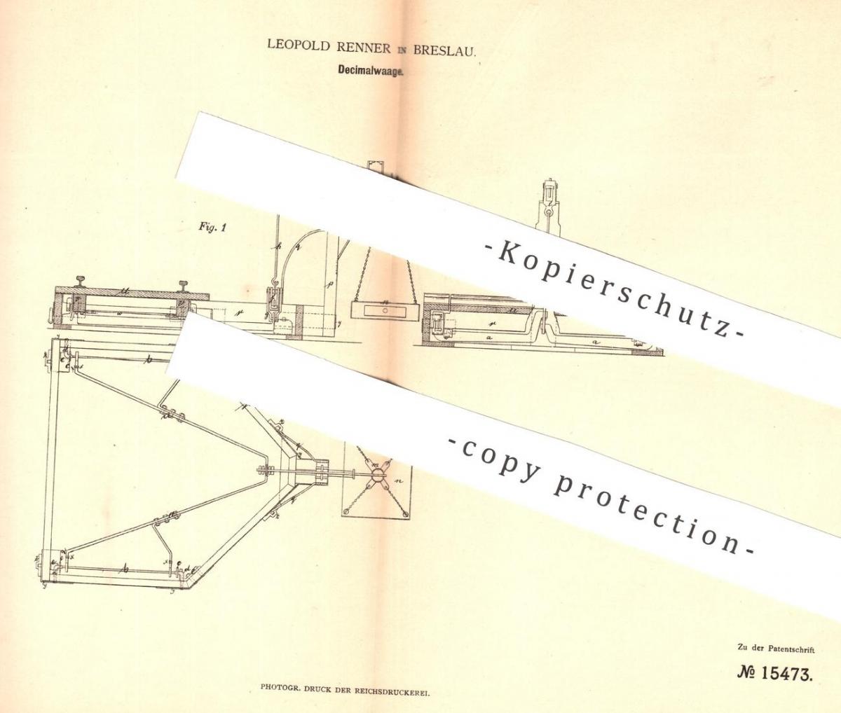 original Patent Leopold Renner.. | Sammeln & Seltenes günstig