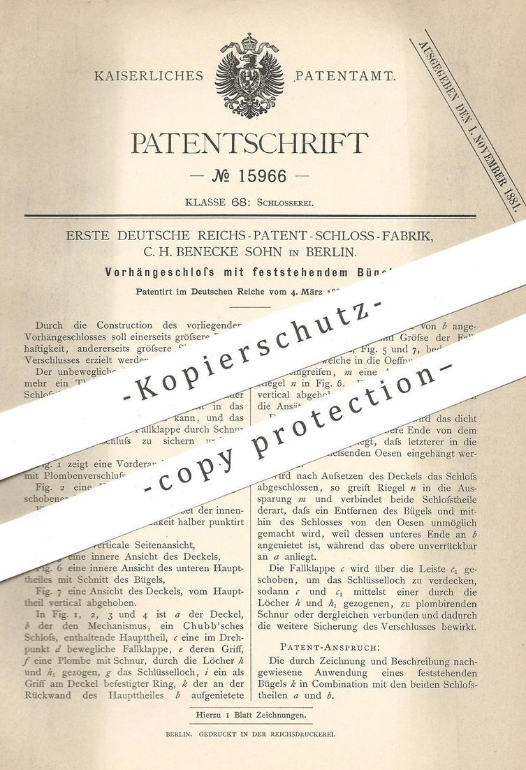 original Patent Erste Deutsche.. | Sammeln & Seltenes günstig