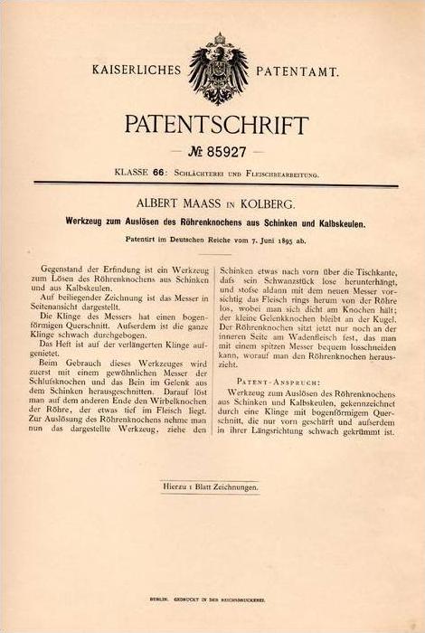 Original Patentschrift Albert.. | Sammeln & Seltenes günstig