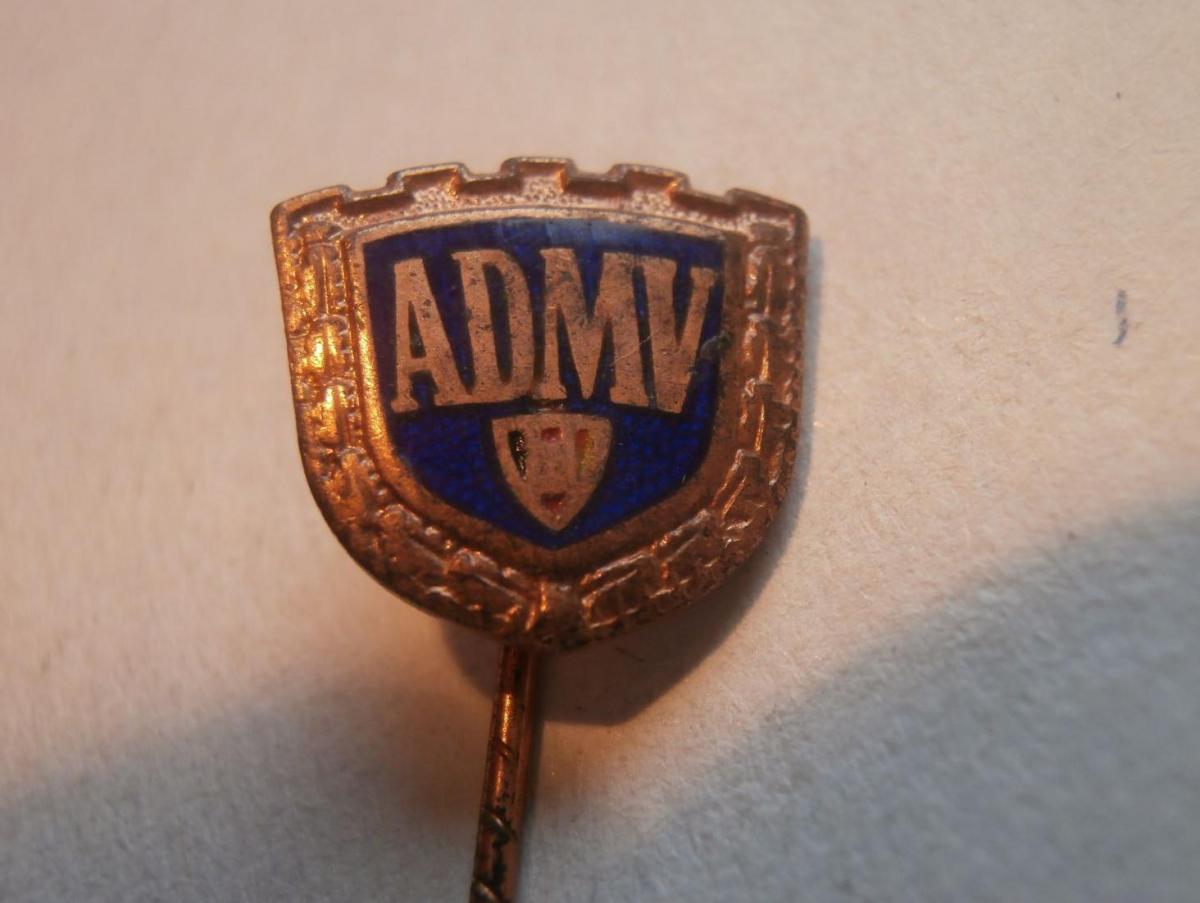 ADMV Anstecknadel DDR , Gold , Pin , Plakette , Badge , DDR Motorsport ...