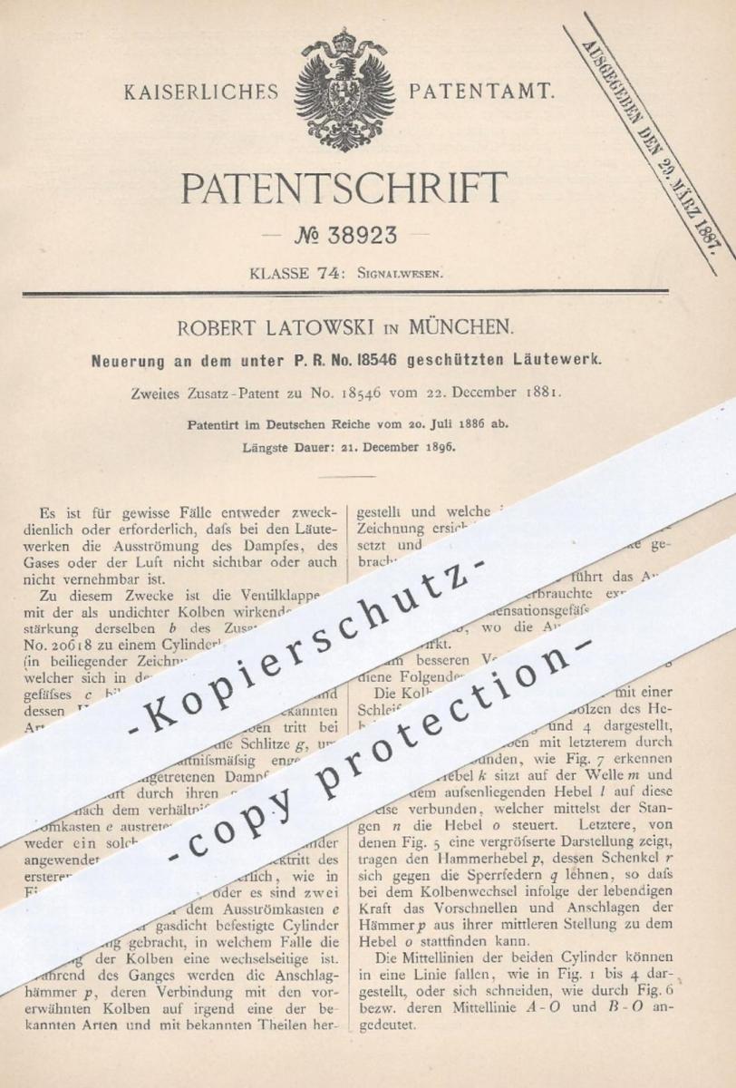 original Patent Robert.. | Sammeln & Seltenes günstig