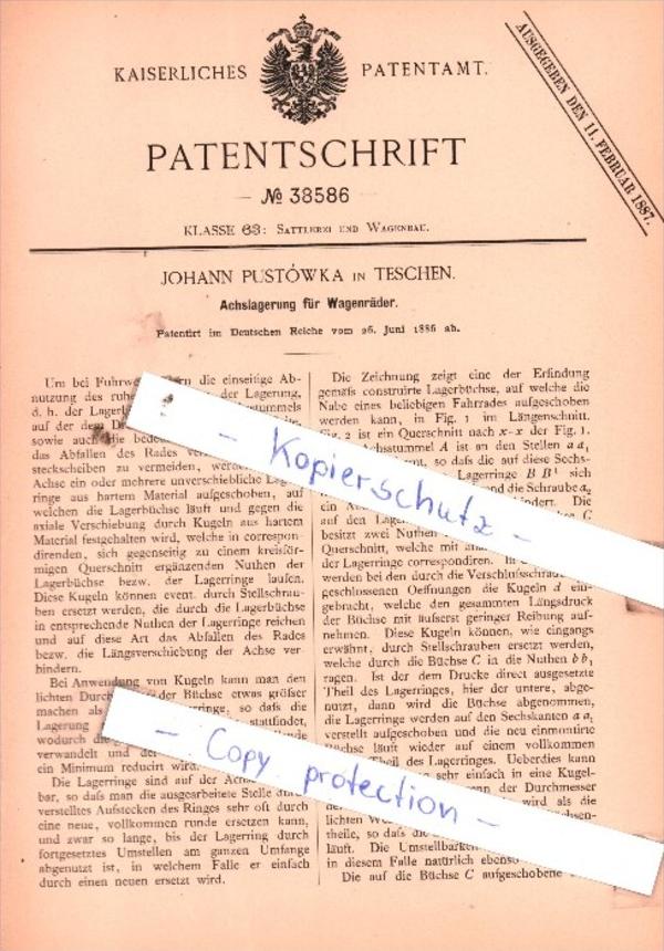 Original Patent Johann.. | Sammeln & Seltenes günstig