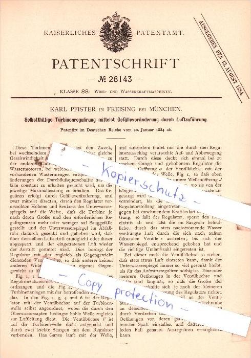 Original Patent Karl Pfister.. | Sammeln & Seltenes günstig