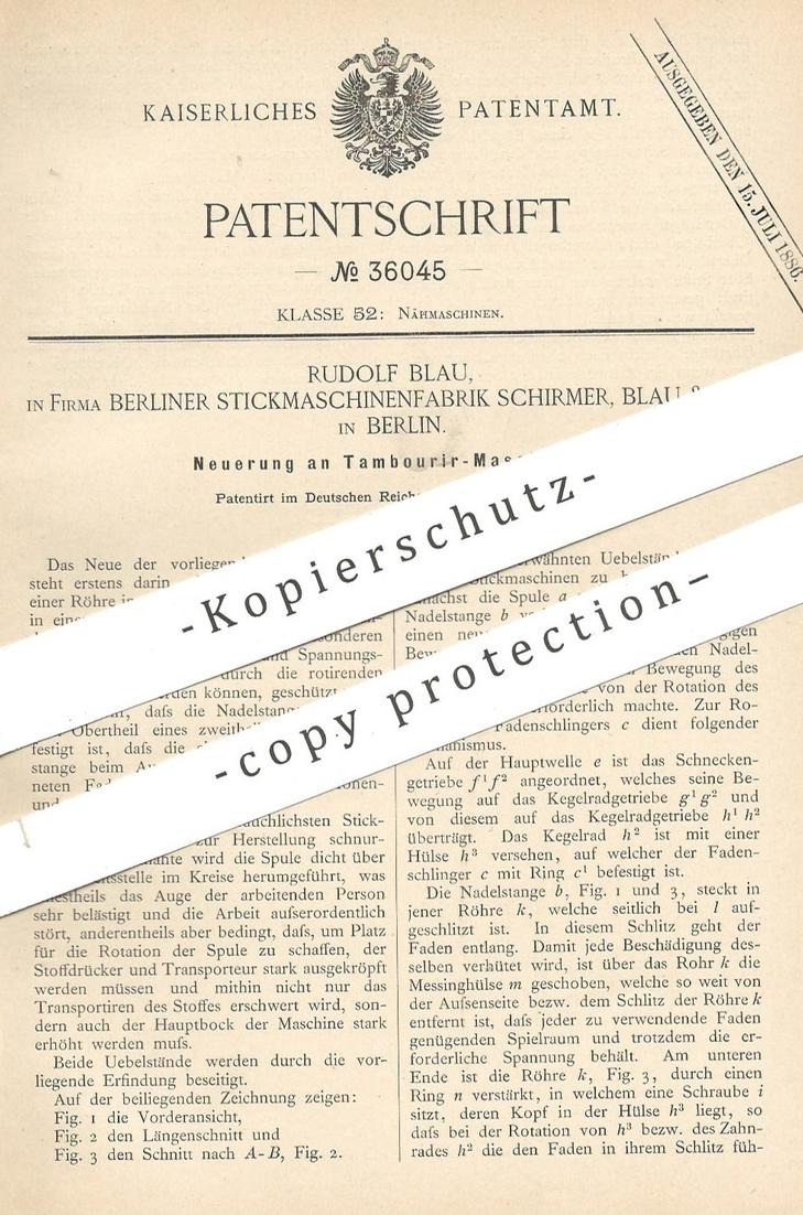 original Patent Rudolf Blau.. | Sammeln & Seltenes günstig